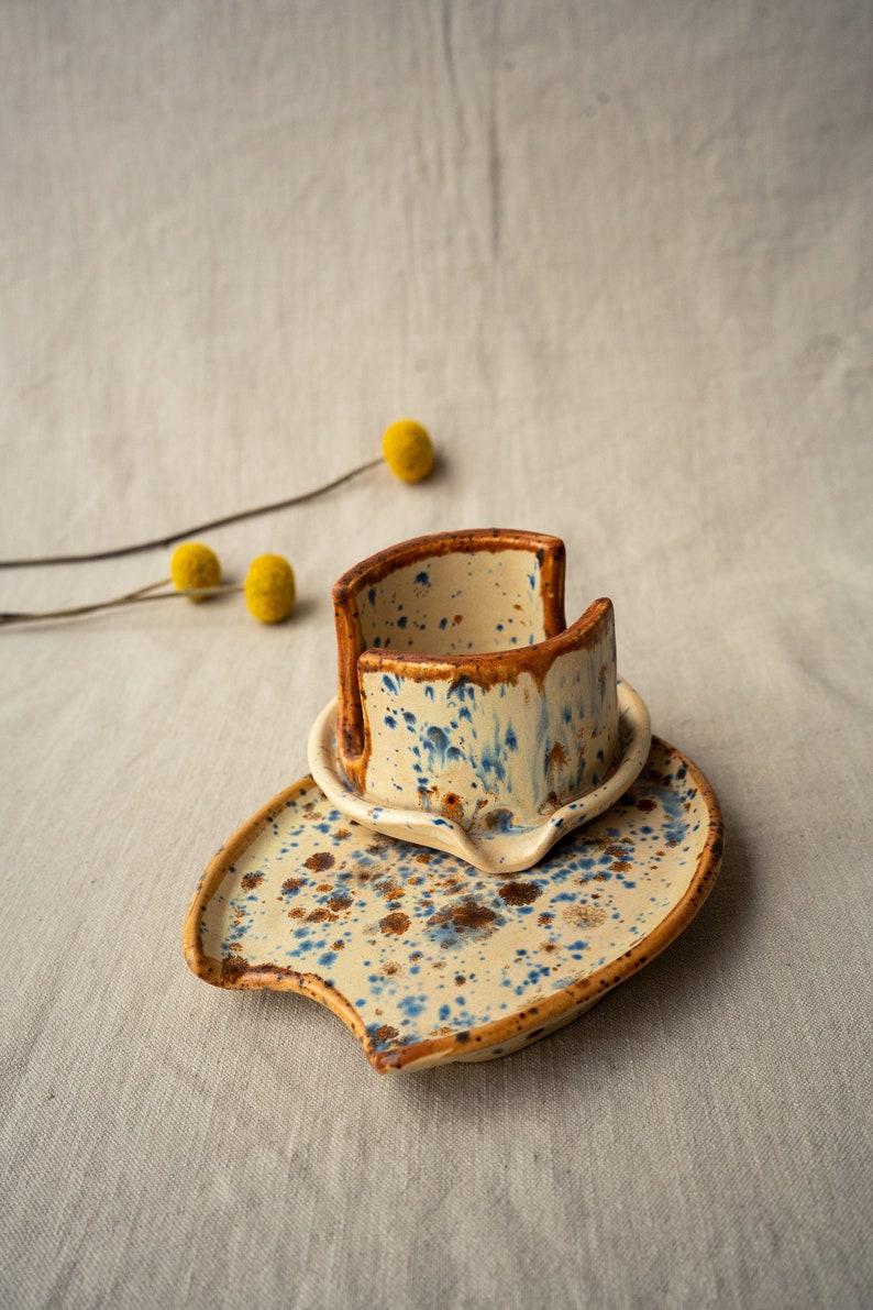 Kitchen Set, Sponge Dish Drainer, Handmade Ceramic Sponge Holder ...