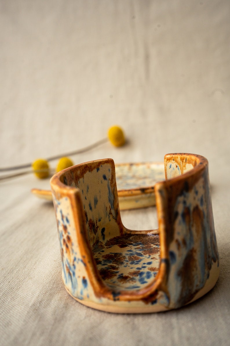 Kitchen Set, Sponge Dish Drainer, Handmade Ceramic Sponge Holder ...