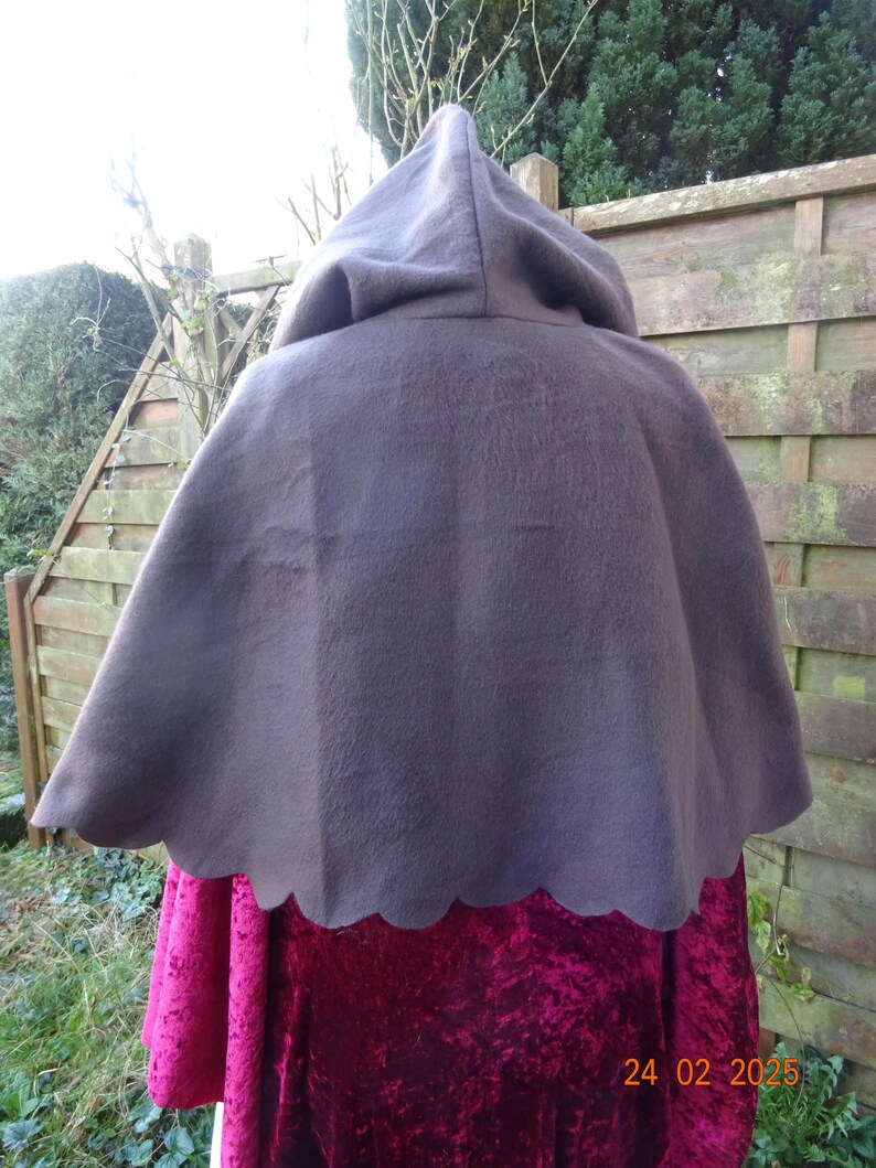 Medieval or Renaissance Fleece Hood for Adults, Men, Women, One Size - Etsy