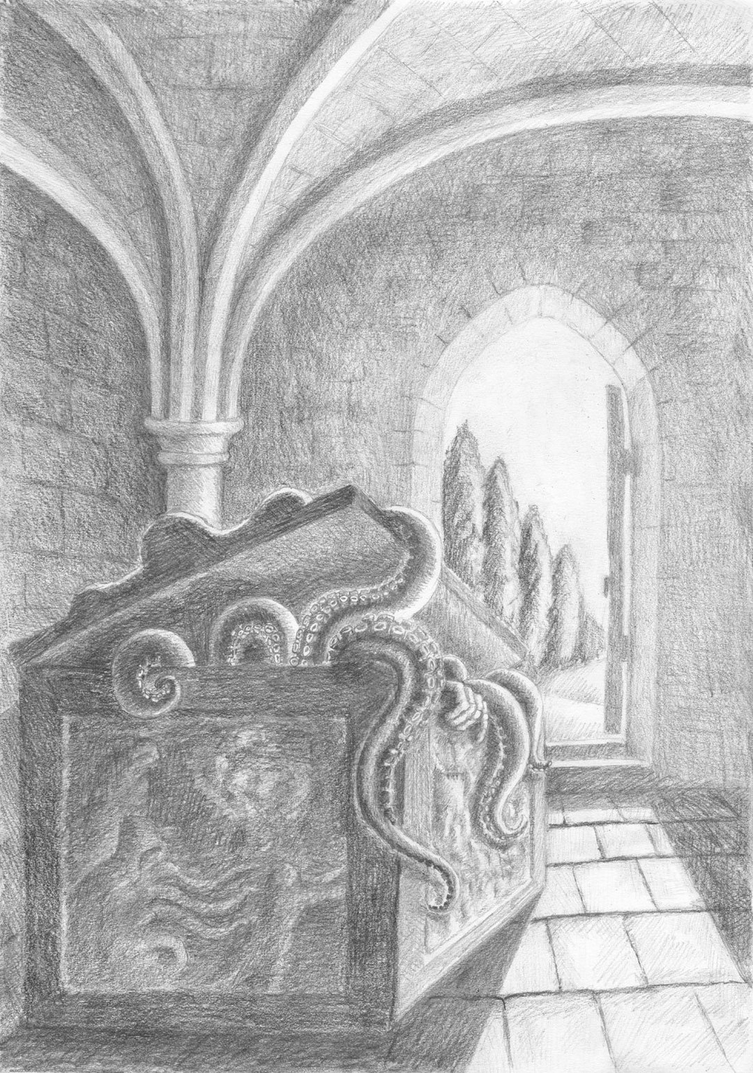 MR James Ghost Story New Edition Pack of 7 Christmas or Blank Cards ...