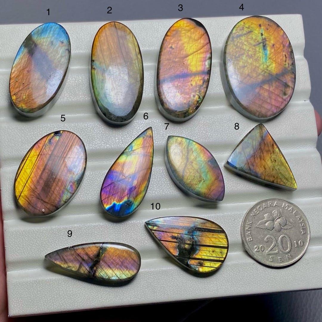 Spectrolite Labradorite A One Quality 100% Natural Spectrolite Cabochon ...