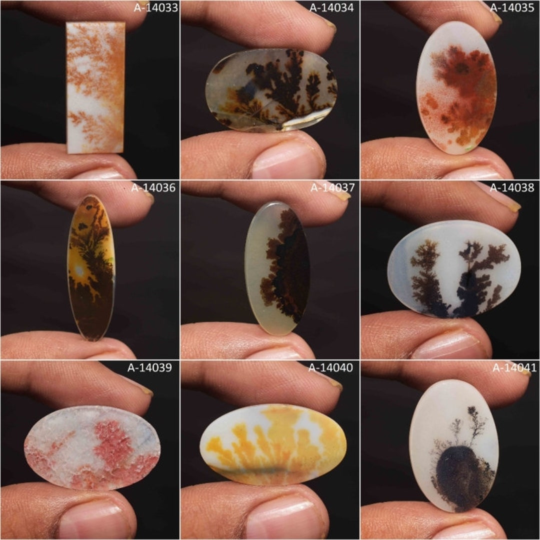 Exclusive Dendritic Quartz Cabochon, Dendritic Quartz Gemstone, Quartz ...