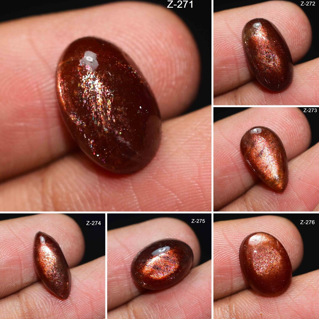 Purple Haze Sunstone A One Quality 100% Natural Sunstone Cabochon Loose ...