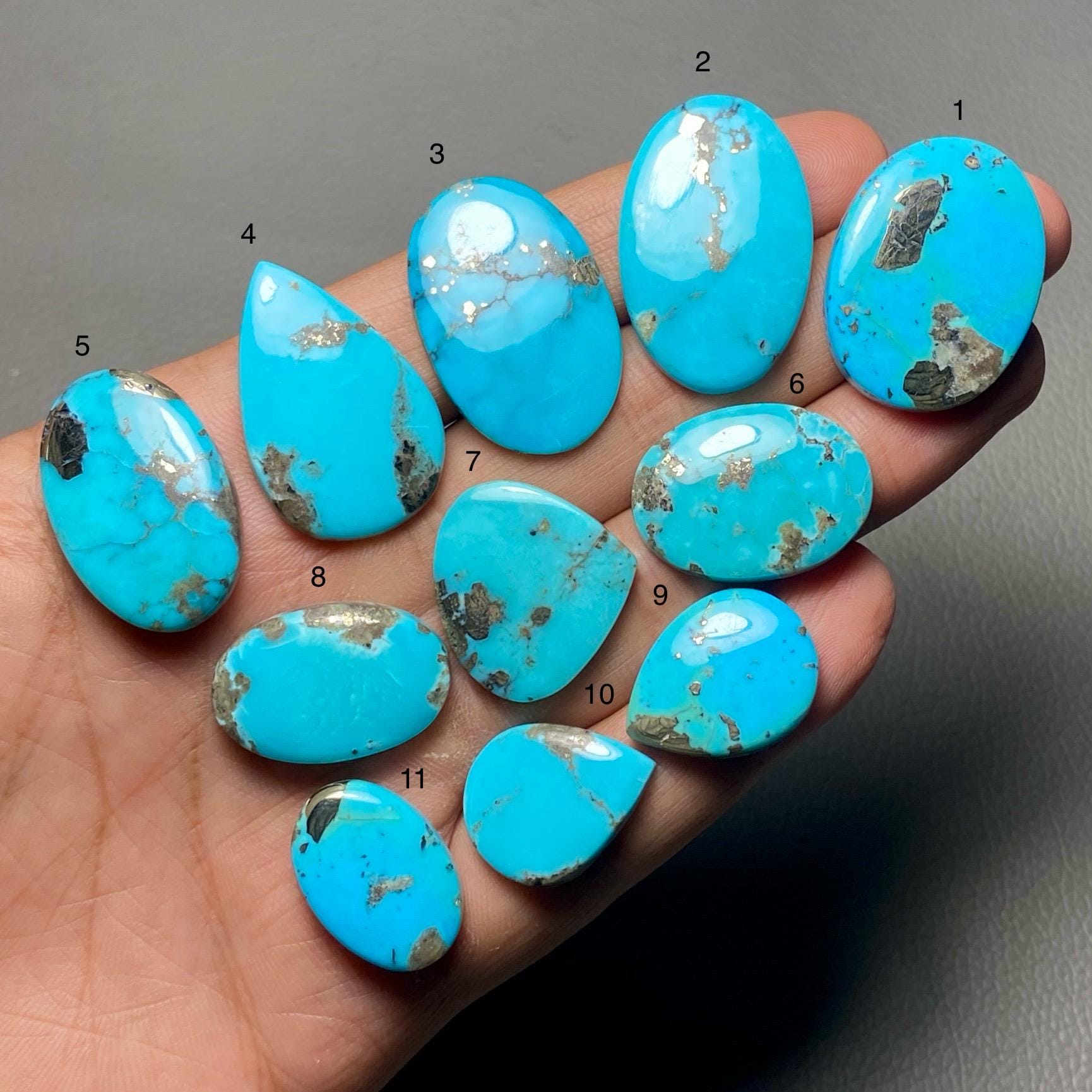 Arizona Turquoise A One Quality 100% Natural Arizona Turquoise Cabochon ...