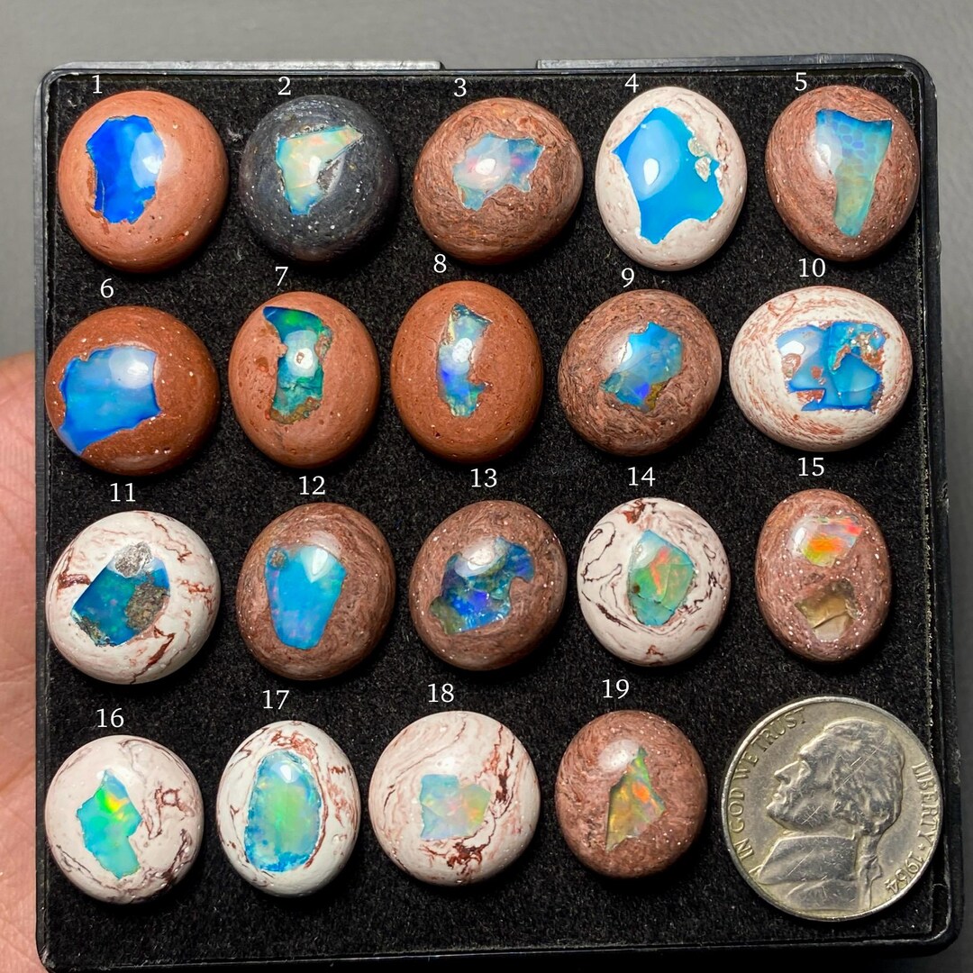 Mexican Cantera Fire Opal A One Quality Mexican Fire Opal Cabochon ...