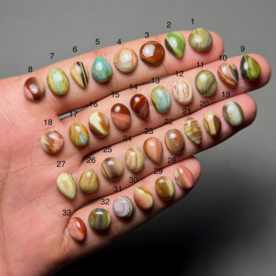 Imperial Jasper A One Quality 100% Natural Imperial Jasper Cabochon ...