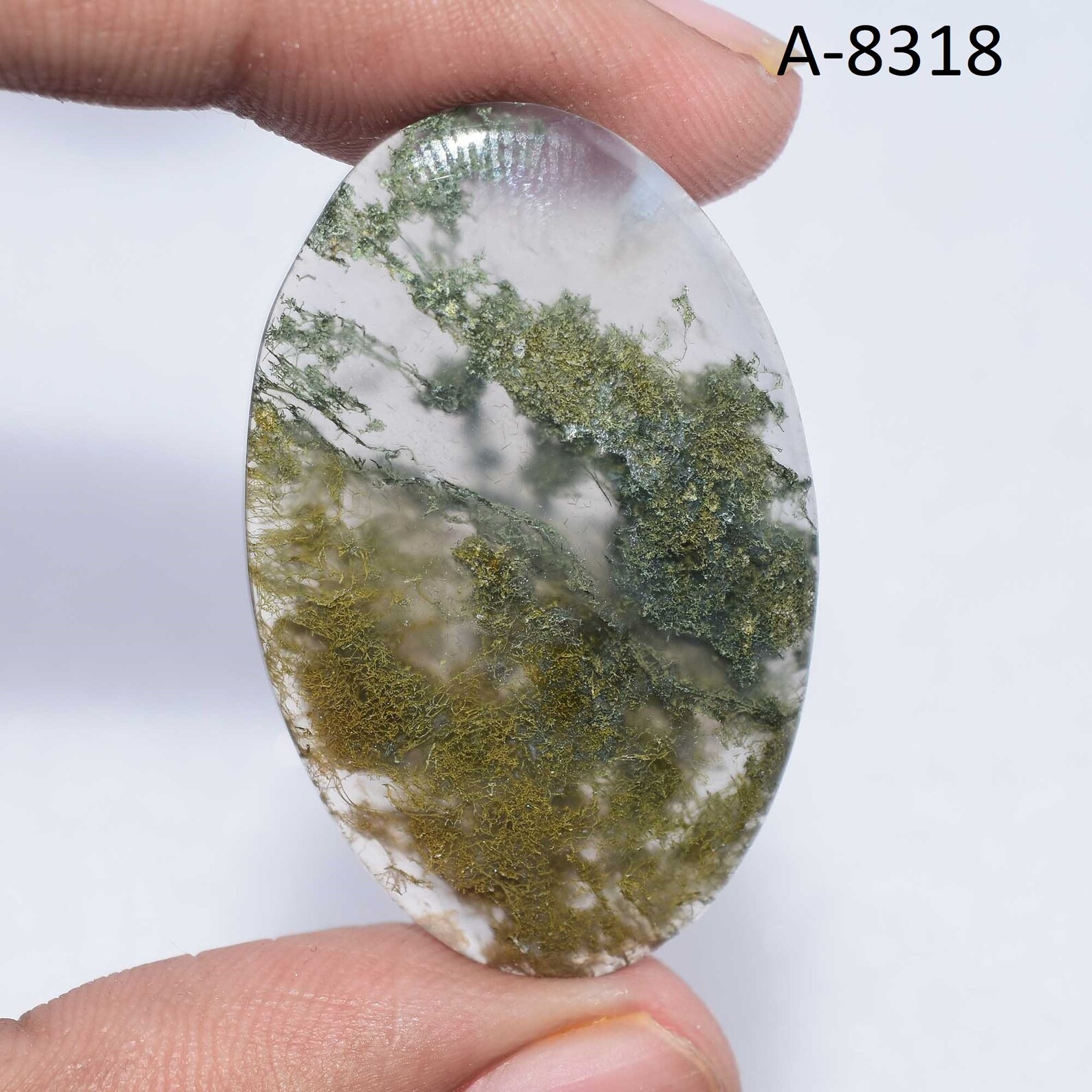 Designer A One Quality Moss Agate Gemstone Moss Agate - Etsy