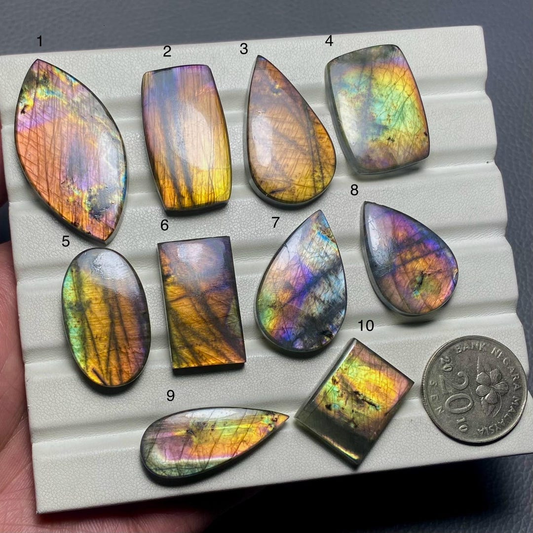 Spectrolite Labradorite A One Quality 100% Natural Spectrolite Cabochon ...
