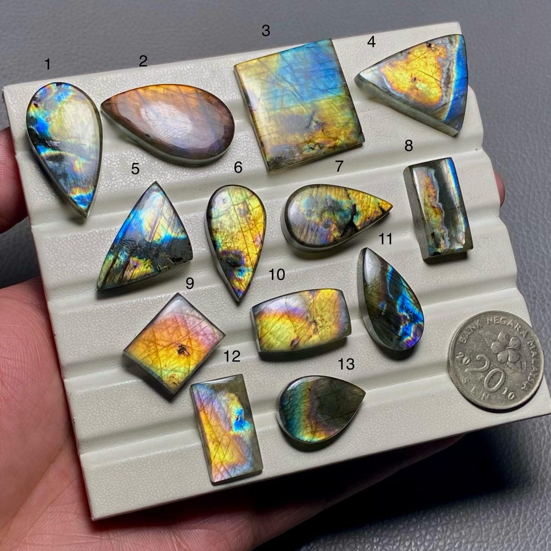 Spectrolite Labradorite A One Quality 100% Natural Spectrolite Cabochon ...