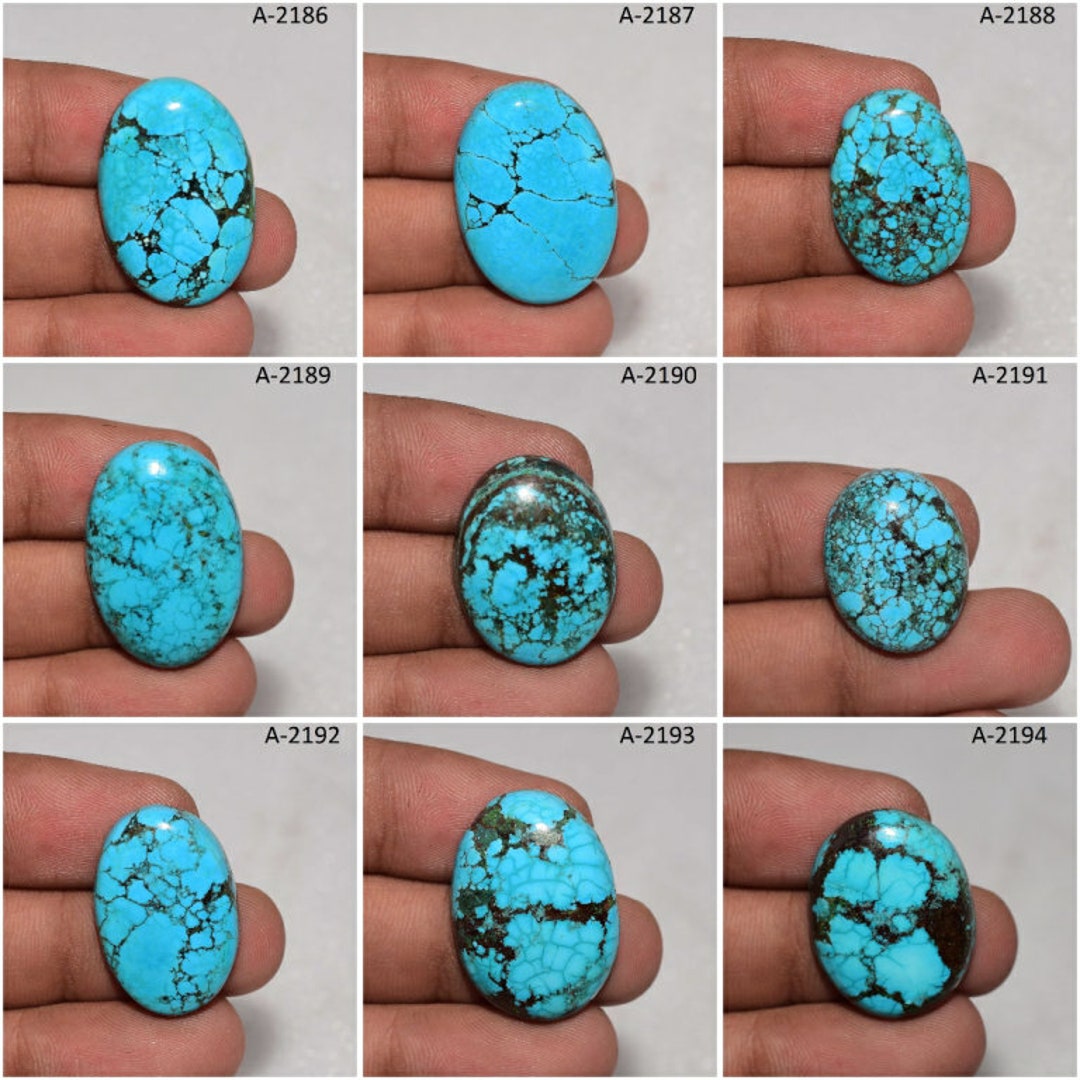 A One Quality Magnesite Turquoise Cabochon Magnesite - Etsy