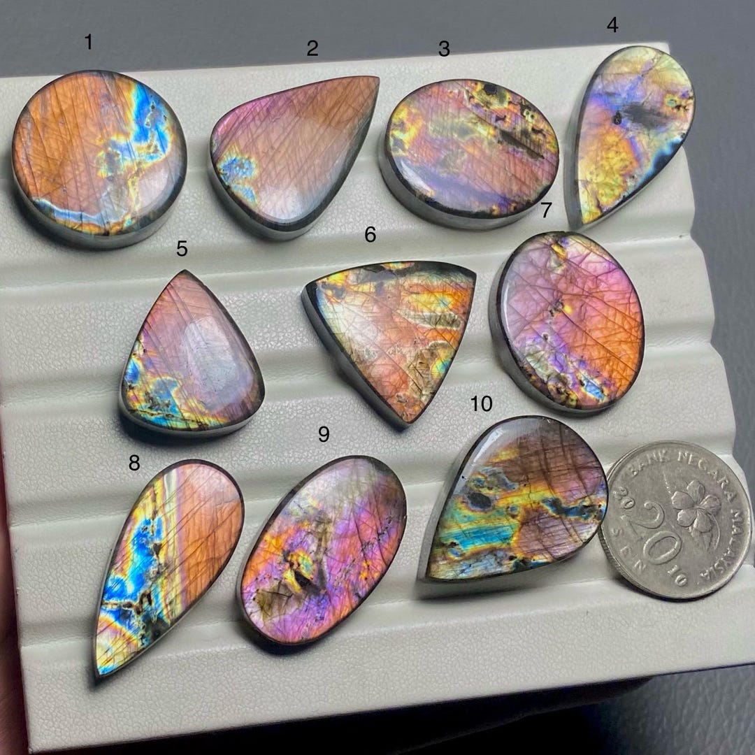 Multi Spectrolite Labradorite A One Quality 100% Natural Spectrolite ...