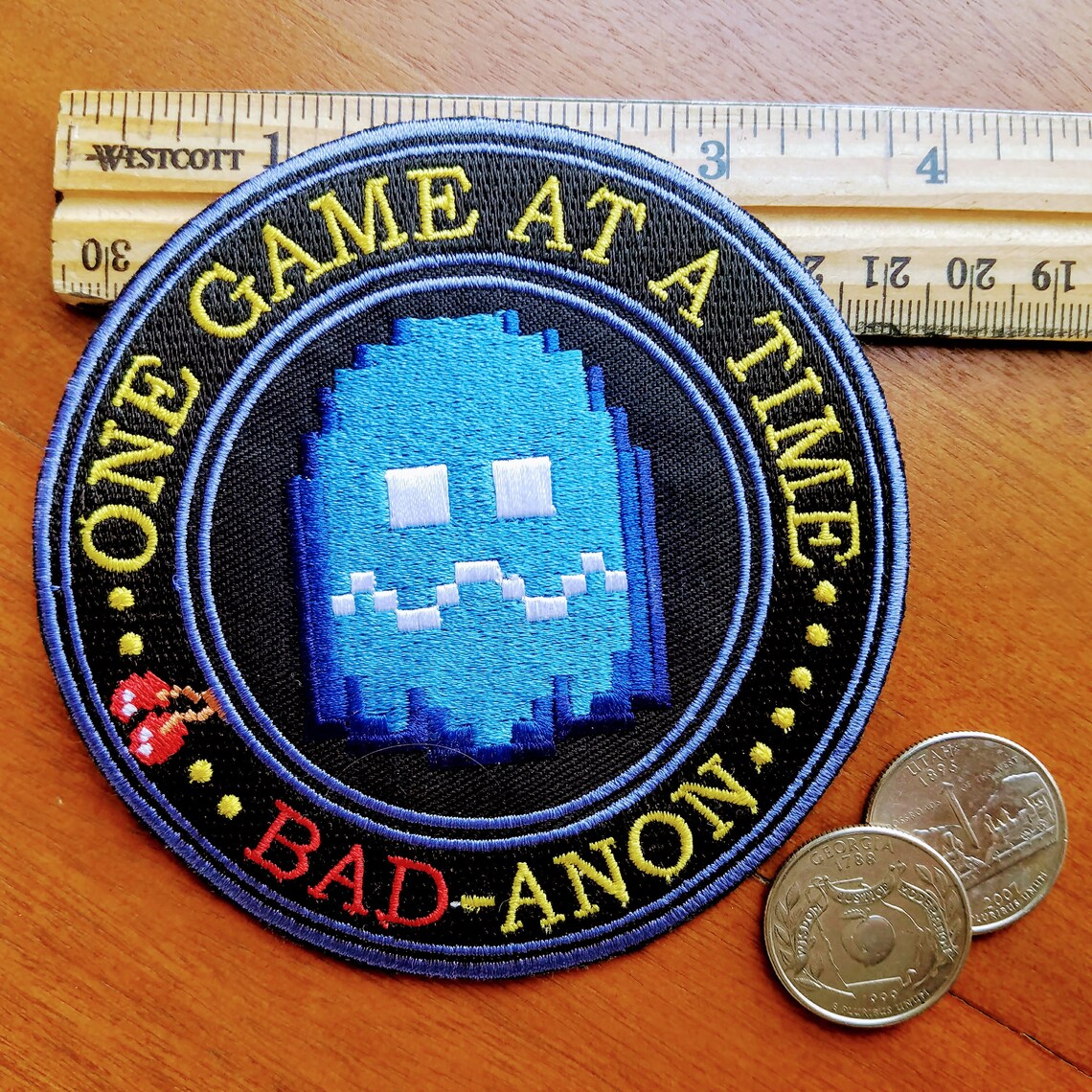 Wreck It Ralph Inspired Bad-anon Applique Patch - Large 4 Inch Iron on ...