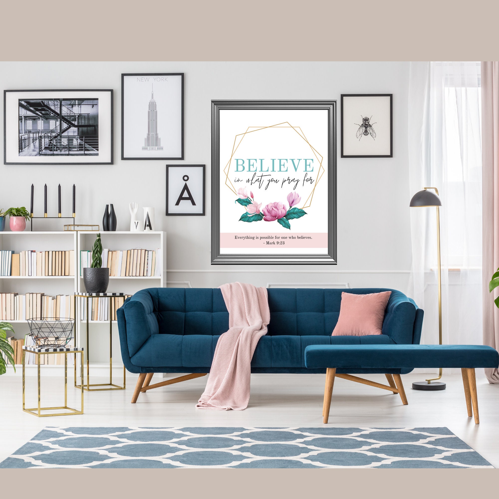 Believe in What You Pray For Mark 923 Christian Wall Decor - Etsy Ireland