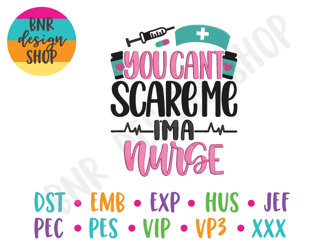 Nurse Embroidery Designs for Nurse, RN Embroidery, Nursing Embroidery ...