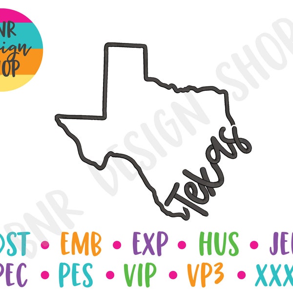 Texas Embroidery - Etsy