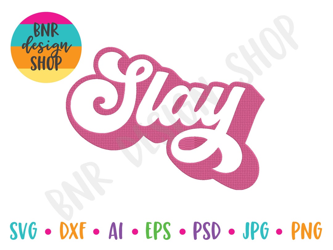 Slay Embroidery Design, 3 Sizes, Feminist Embroidery, Embroidery Design ...