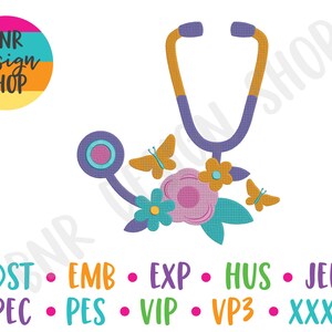 Nurse Embroidery Designs, 6 Designs, Nursing Embroidery Design ...