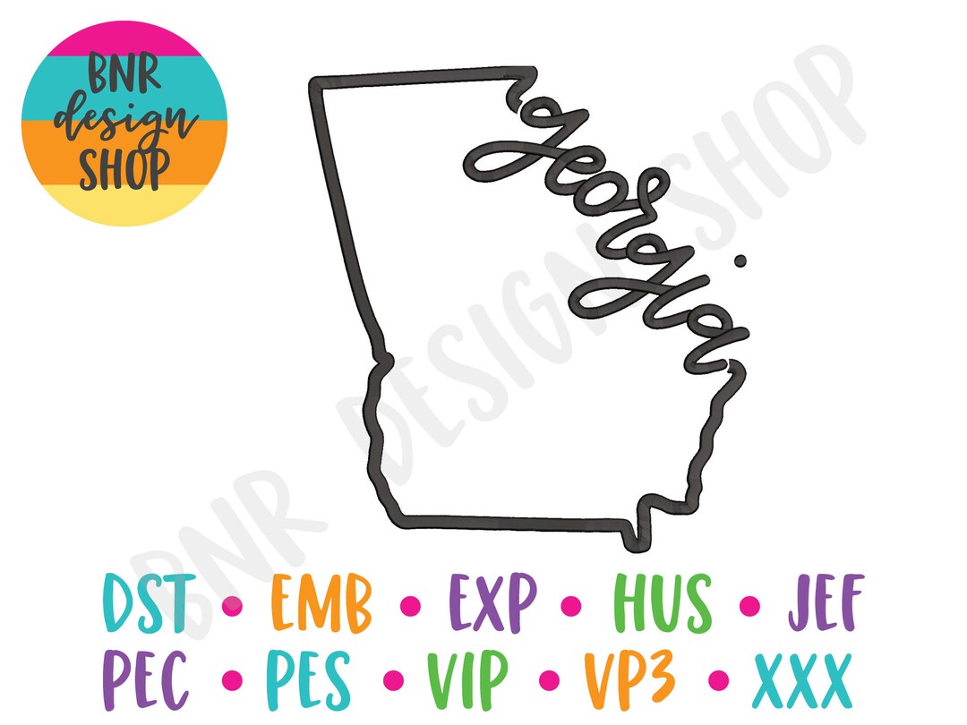Georgia Embroidery Designs for Machine, Home Embroidery Designs for ...