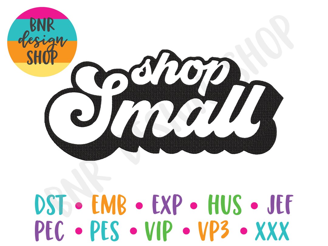 Shop Small Embroidery Design, Shop Local Embroidery Design, Embroidery ...