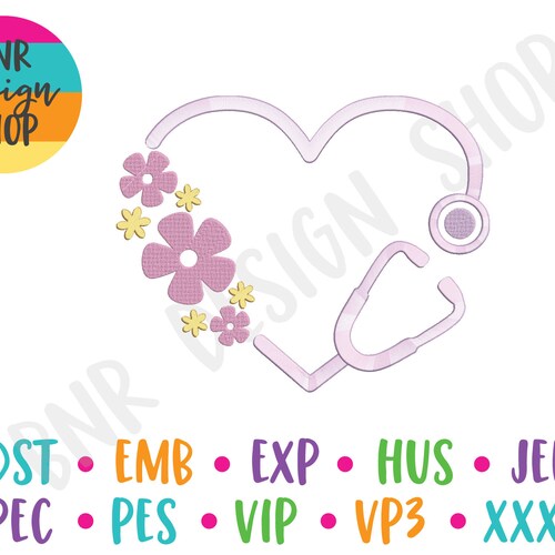 Registered Nurse Embroidery Design 6 SIZES Machine - Etsy