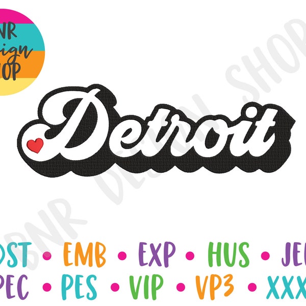 Detroit Embroidery - Etsy