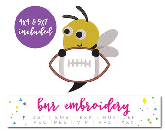 Yellow Jacket Embroidery Design - Etsy