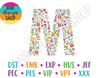 DAISY LETTER L Embroidery Design Daisy Embroidery Design - Etsy