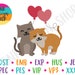 Valentine Animals Machine Embroidery Bundle, 6 Designs, Valentine ...