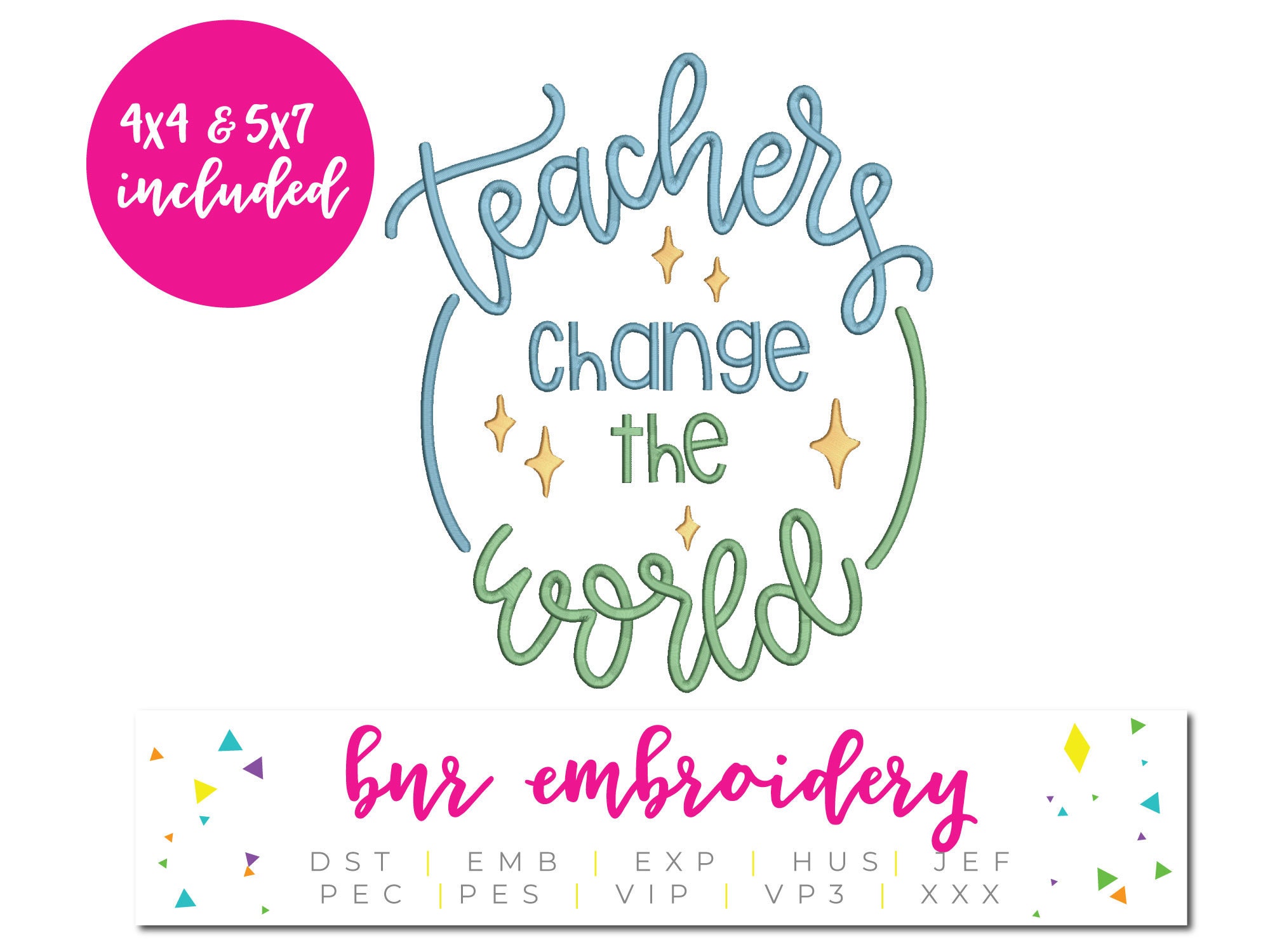 Teacher Embroidery Designs Back to School Embroidery - Etsy