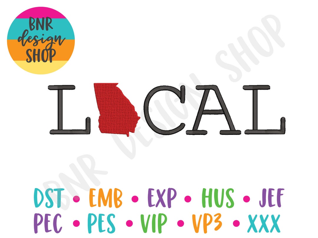 Georgia Embroidery Designs for Machine, Home Embroidery Designs for ...