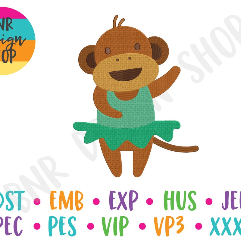Ballerina Monkey - Etsy