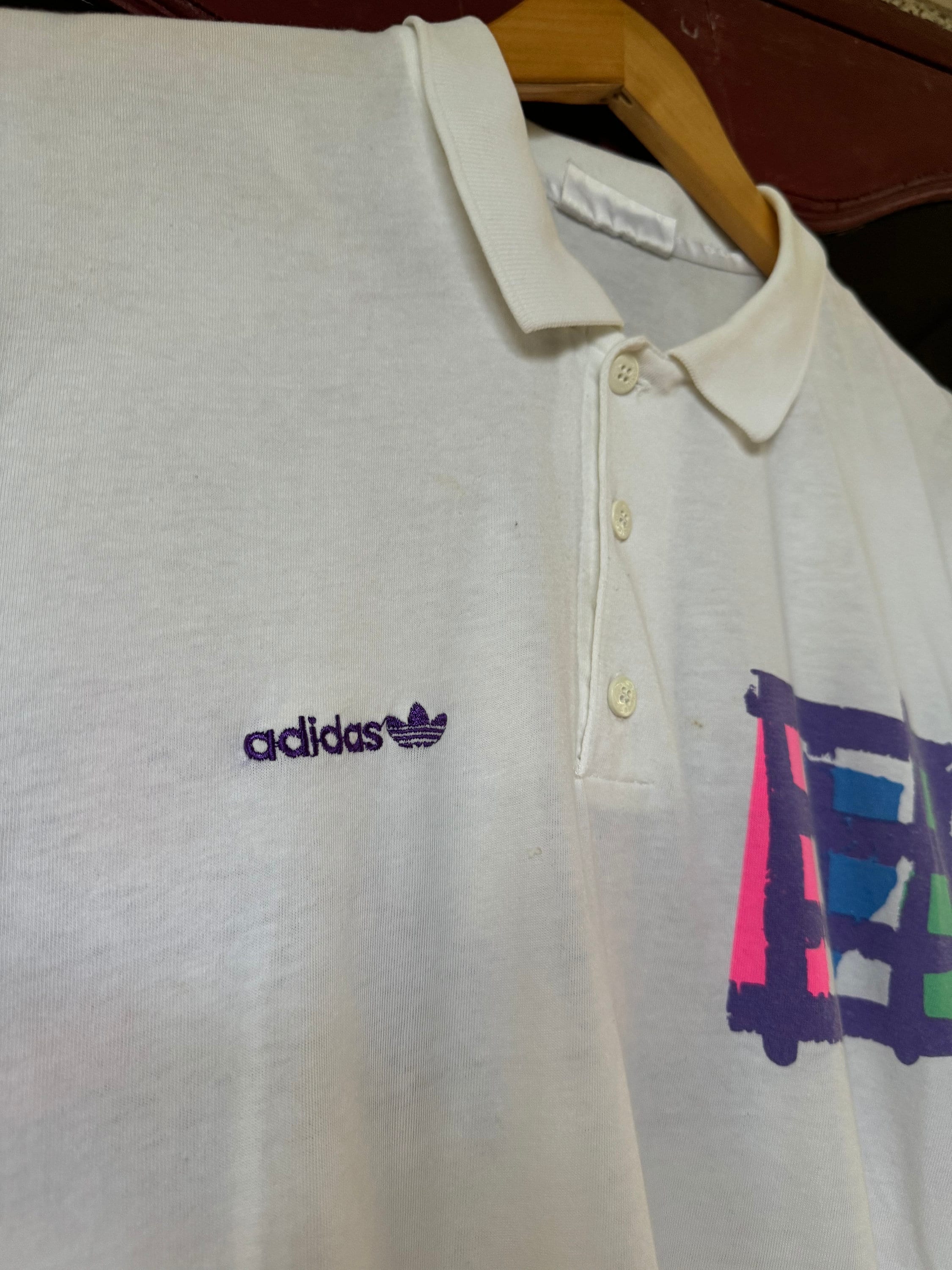 Vintage 90's Adidas Stefan Edberg Polo Shirt Tennis Atp Tour Andre ...