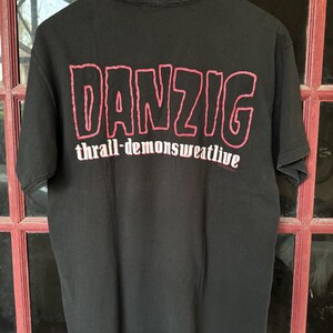Vintage 1992 Danzig Thrall-demonsweatlive Promo T Shirt Size L Black ...