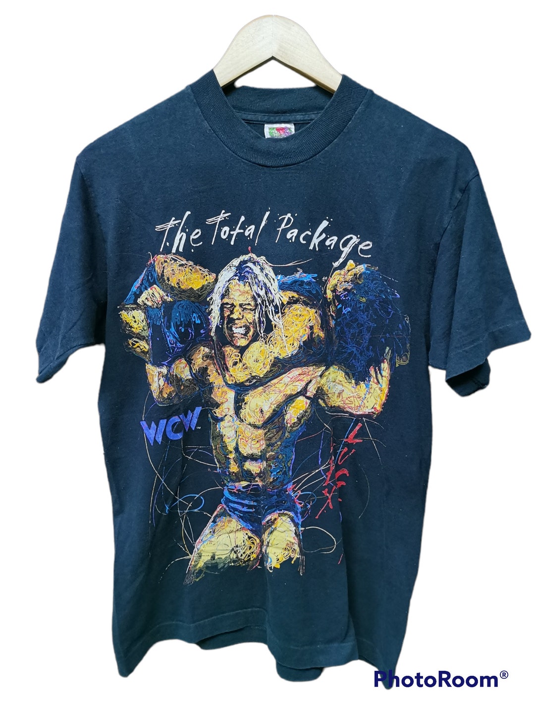 Vintage 90s Lex Luger the Total Package WCW Wrestling T-shirt Wwe Wwf ...