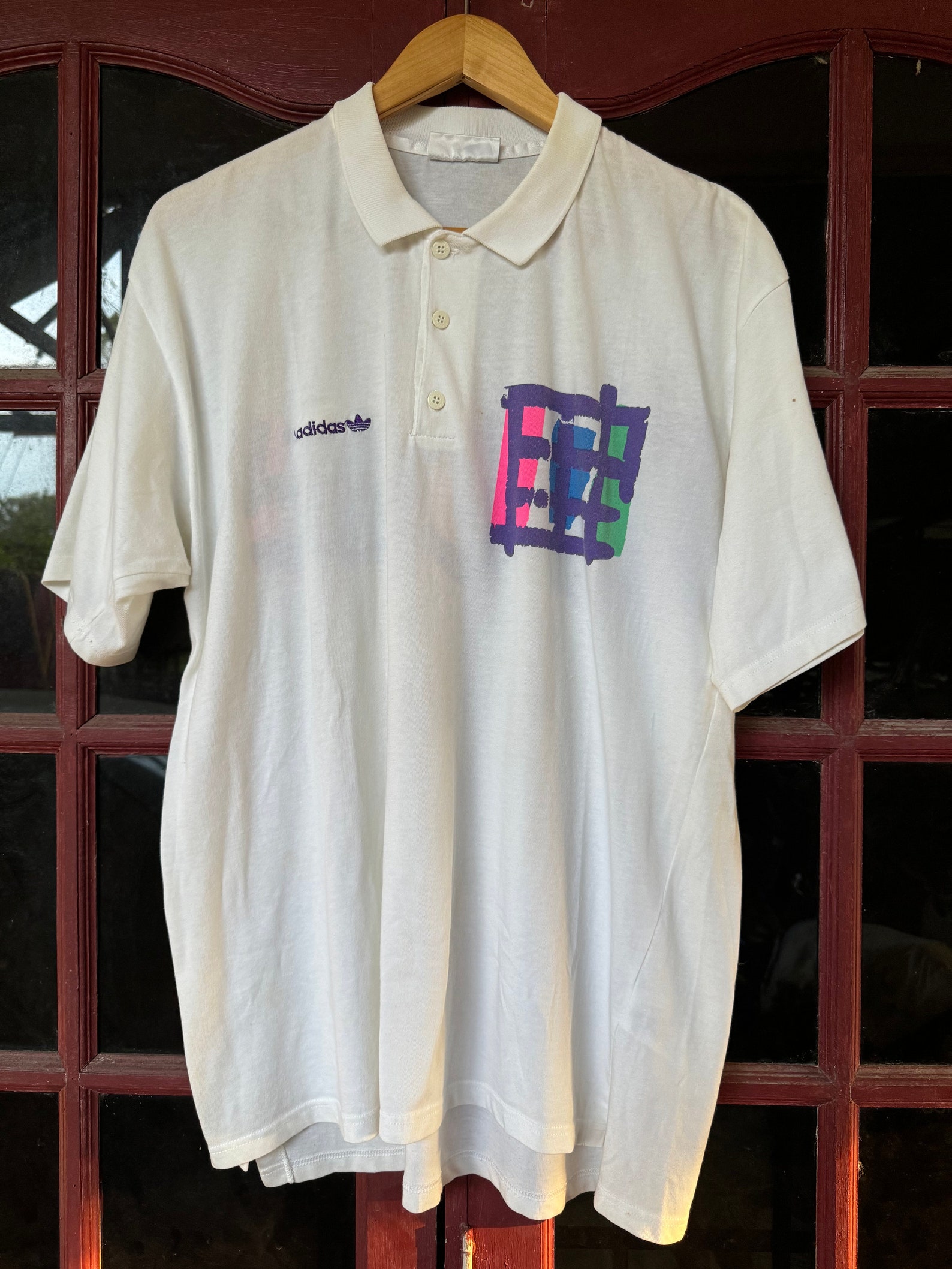Vintage 90's Adidas Stefan Edberg Polo Shirt Tennis Atp Tour Andre ...