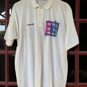 Vintage 90's Adidas Stefan Edberg Polo Shirt Tennis Atp Tour Andre ...