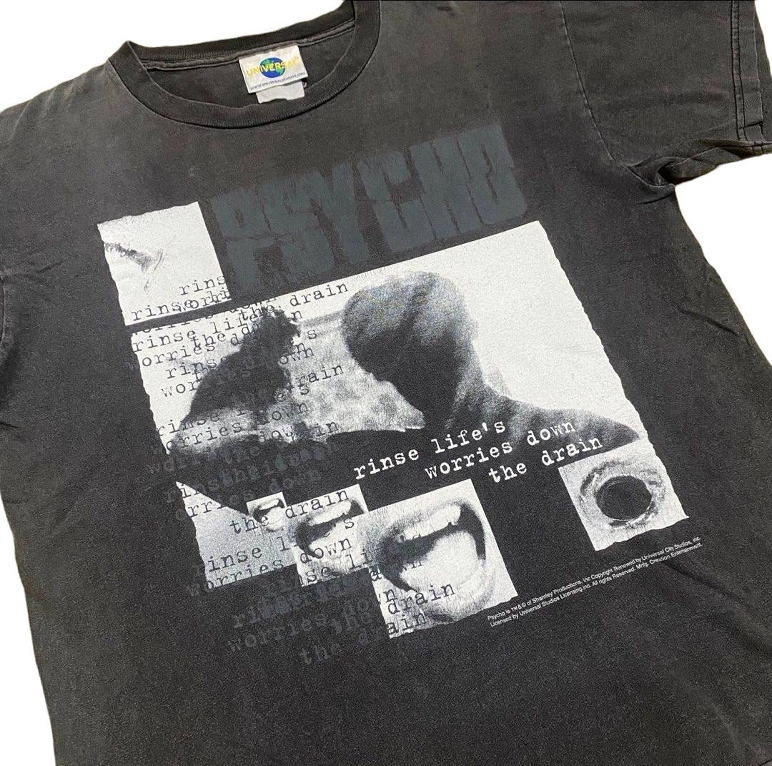 Vintage 1990s PSYCHO (1960) Slasher Flick Universal Studios Rinse Life ...