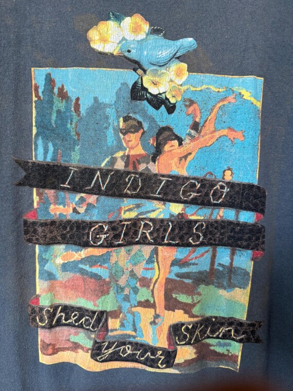 Vintage 1997 Indigo Girls Shed Your Skin Song T-shirt… - Gem
