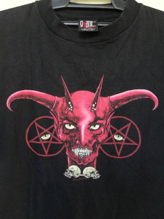 Rare Vintage 1990's Damad Rewind / Manmade Pushead T… - Gem