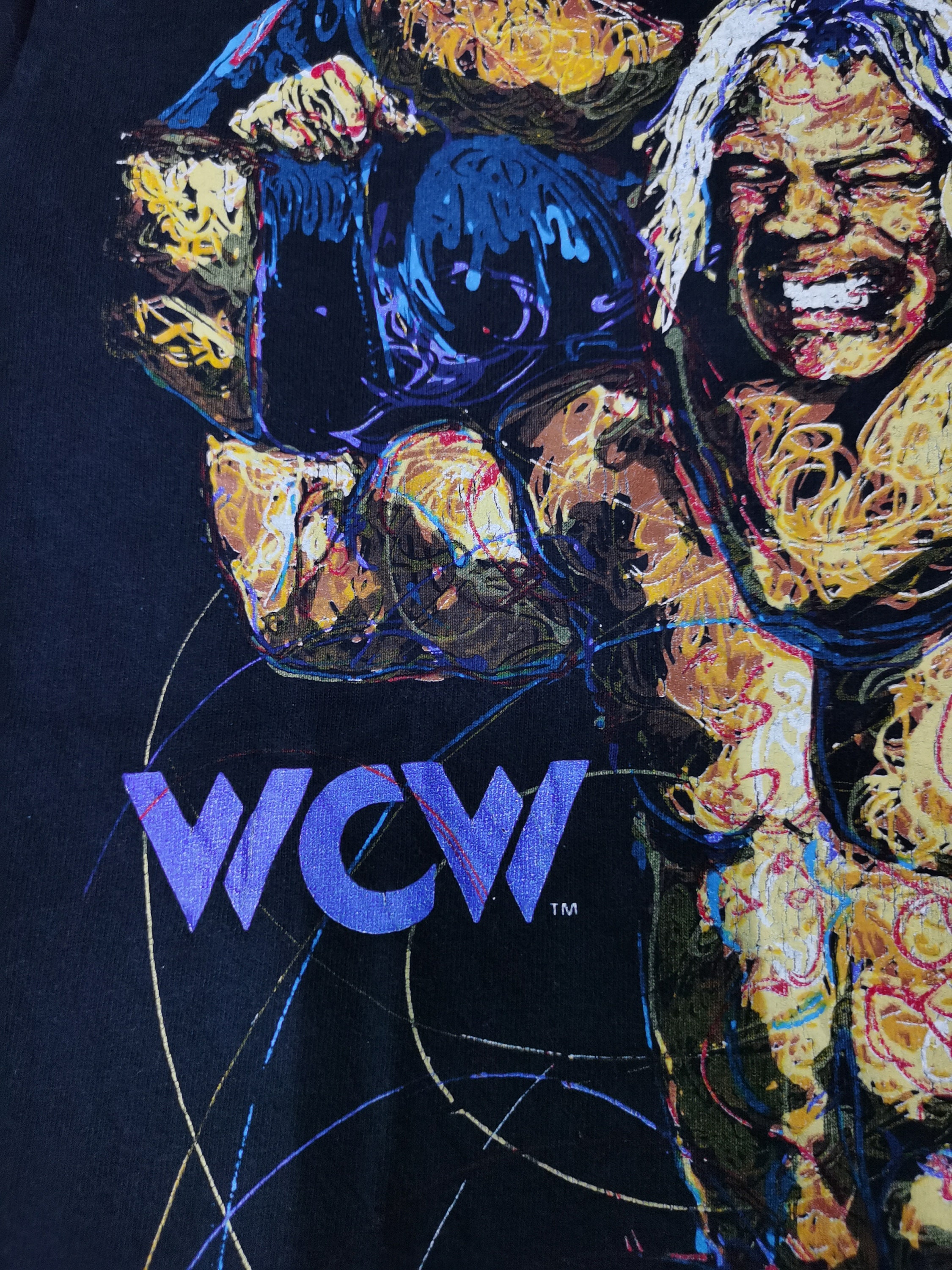 Vintage 90s Lex Luger the Total Package WCW Wrestling T-shirt Wwe Wwf ...