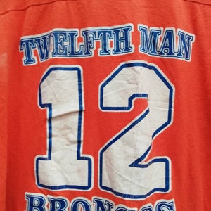 Denver Broncos Vintage 80's Champion Fans Jersey Twelfth Man T-shirt ...