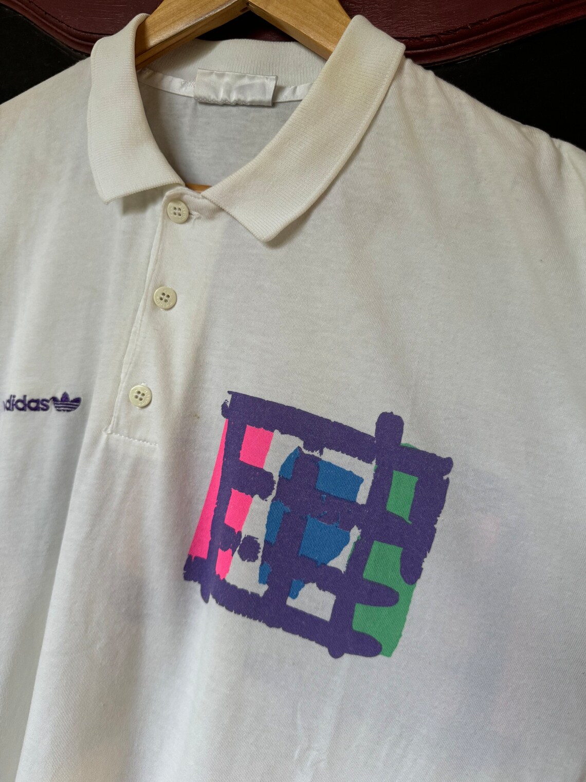 Vintage 90's Adidas Stefan Edberg Polo Shirt Tennis Atp Tour Andre ...
