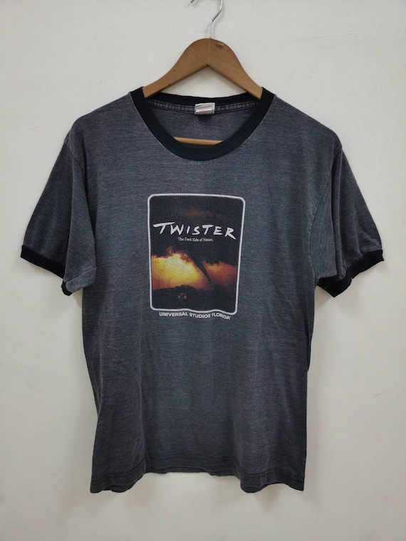 Vintage 1996 Twister Adventure Movie Ringer T-shirt Tornado | Etsy