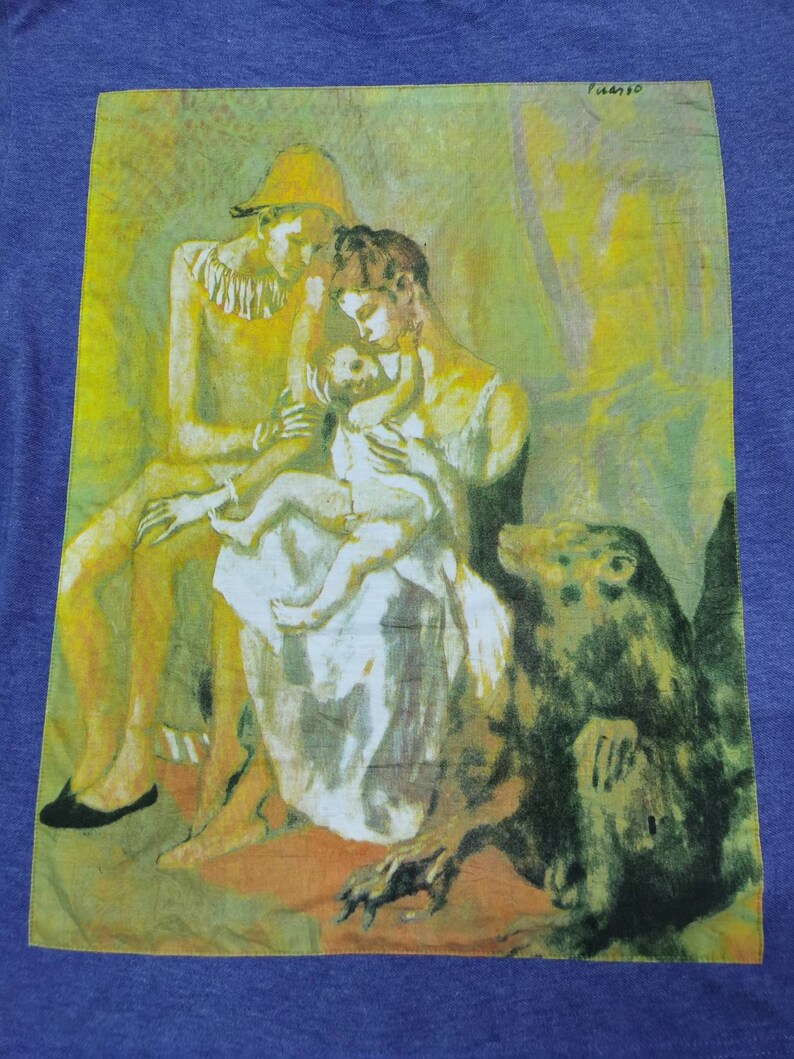 Vintage 1990's Pablo Picasso the Acrobat's Family With a Monkey 1905 ...