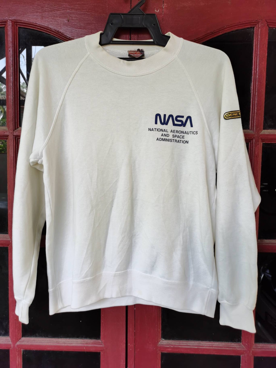 Vintage 80's NASA Kennedy Space Center Demetre Sweatshirt Space Shuttle ...