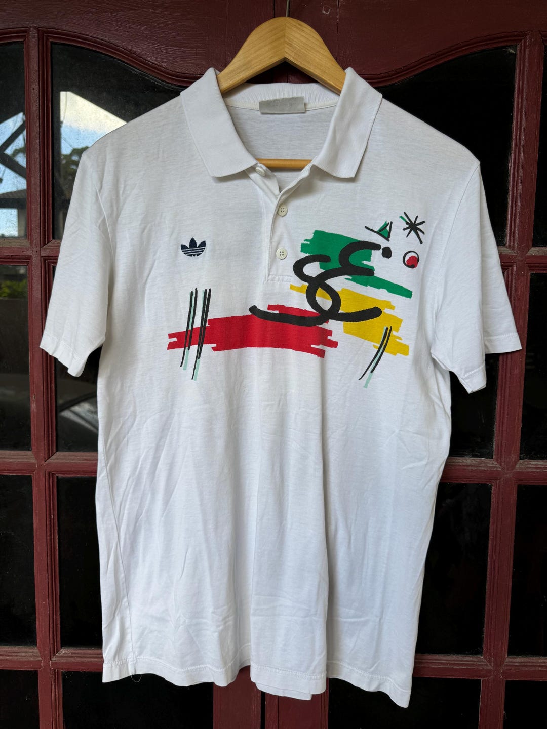Vintage 90's Adidas Stefan Edberg Polo Shirt Tennis Atp Tour Andre ...
