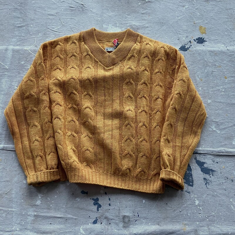 Orange Wool Sweater - Etsy