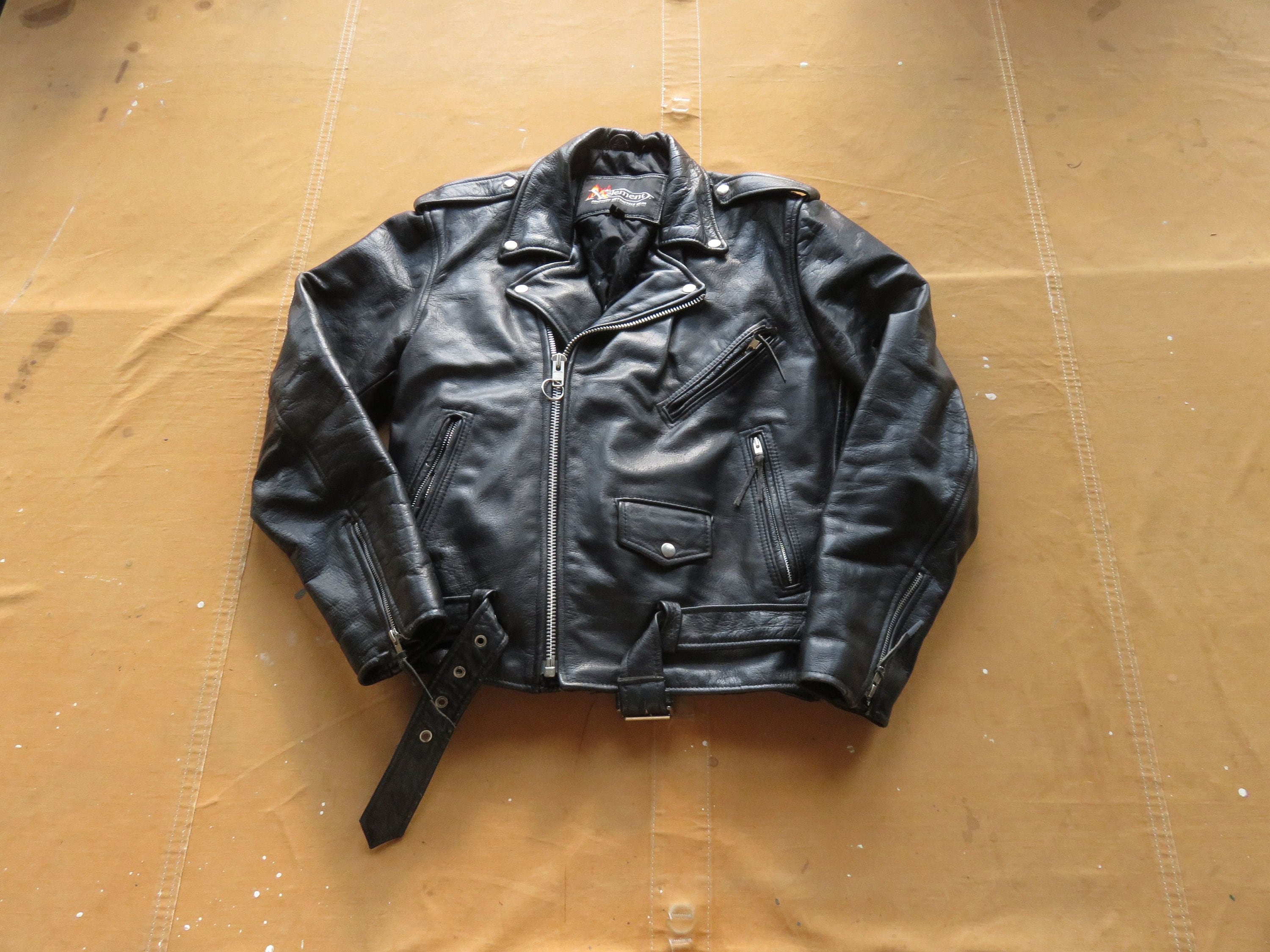 Schott Leather Jacket Perfecto 44 - Etsy Schott Leather Jacket Perfecto 44 - Etsy