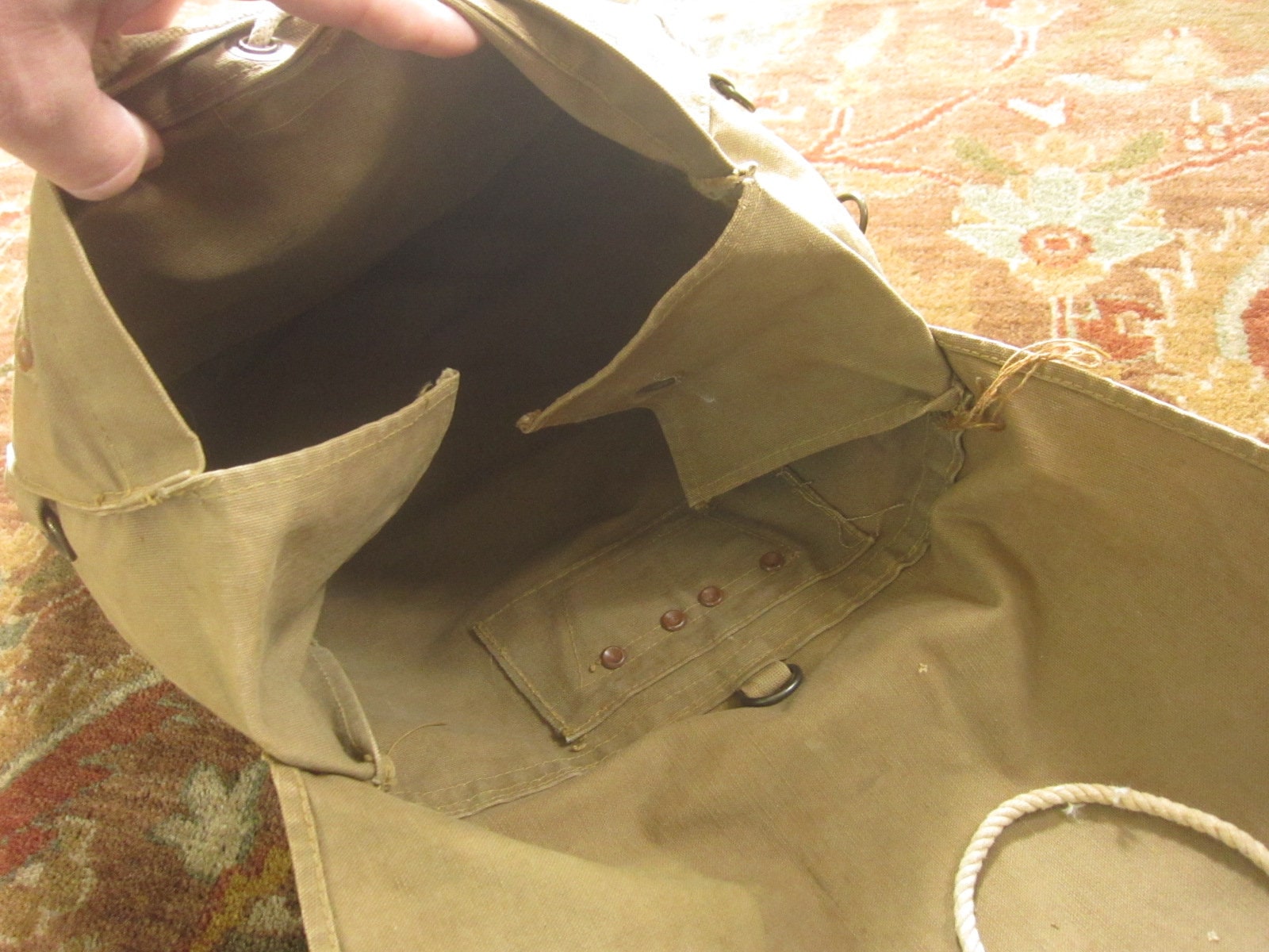 Vintage 40s / 50s Canvas Camping Backpack / Day Pack Cub Boy | Etsy