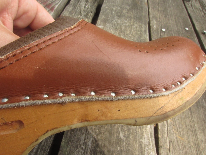 Euro 36 / Women's 6 70s Bastad Original Wood Swedish Clogs - Etsy